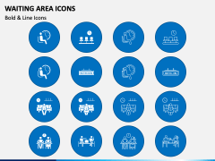 Waiting Area Icons for PowerPoint and Google Slides - PPT Slides