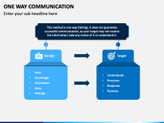 One Way Communication PowerPoint and Google Slides Template - PPT Slides