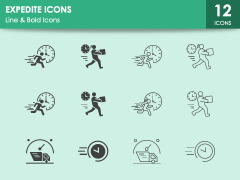 Expedite Icons for PowerPoint and Google Slides - PPT Slides