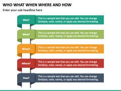 Who What When Where and How PowerPoint and Google Slides Template - PPT ...