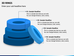 3D Rings PowerPoint and Google Slides Template - PPT Slides