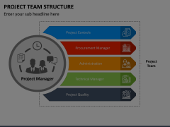Project Team Structure PowerPoint Template - PPT Slides