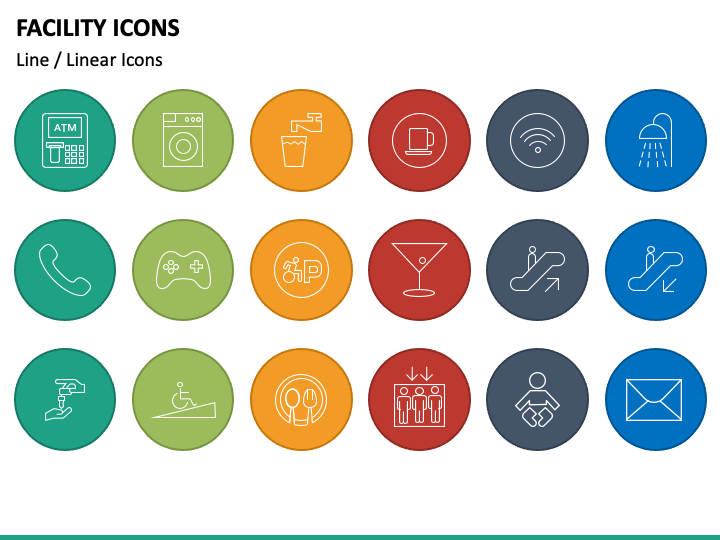 Facility Icons for PowerPoint and Google Slides - PPT Slides