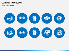 Corruption Icons for PowerPoint and Google Slides - PPT Slides