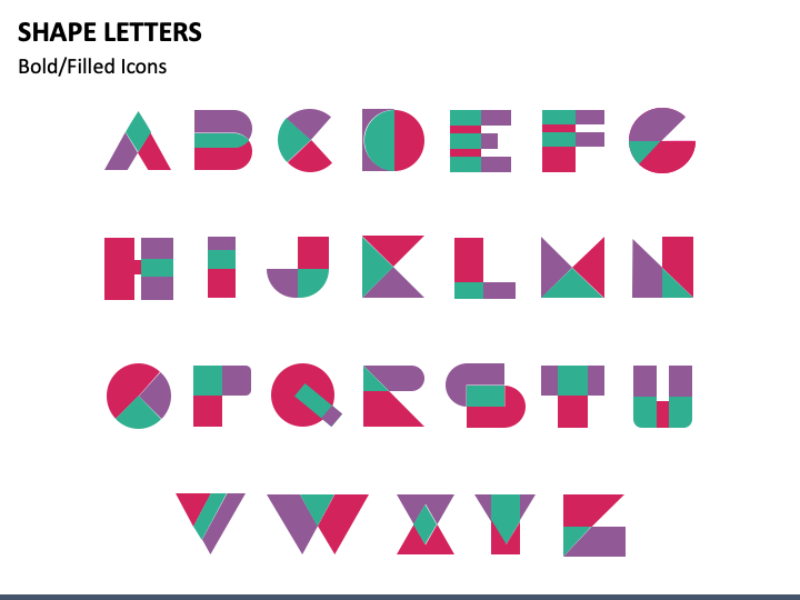 Shape Letters for PowerPoint and Google Slides - PPT Slides
