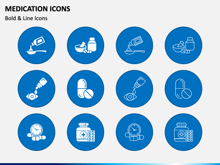 Medication Icons for PowerPoint and Google Slides - PPT Slides
