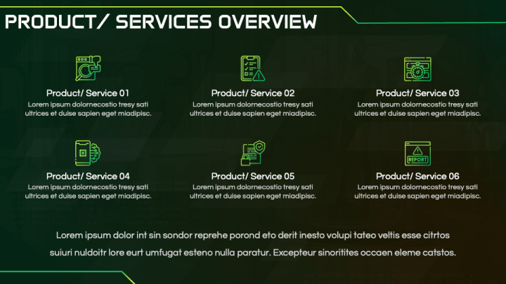 Tech Company Overview PowerPoint and Google Slides Template - PPT Slides