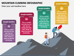 Mountain Climbing Infographic for PowerPoint and Google Slides - PPT Slides