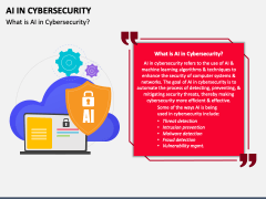 AI in Cybersecurity PowerPoint and Google Slides Template - PPT Slides