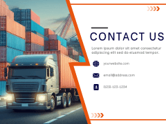 Logistics Business Plan PowerPoint and Google Slides Template - PPT Slides