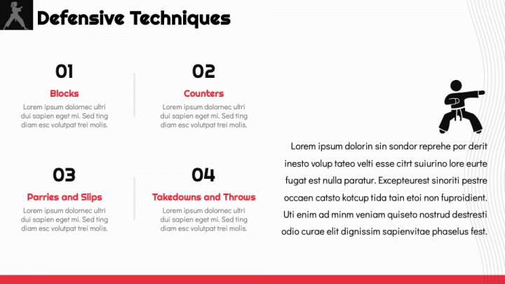 Free - Martial Arts Theme for PowerPoint and Google Slides - PPT Slides