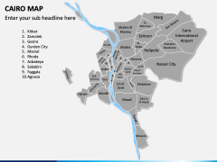 Cairo Map for PowerPoint and Google Slides - PPT Slides