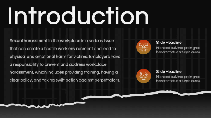 Free - Sexual Harassment in Workplace PowerPoint and Google Slides ...