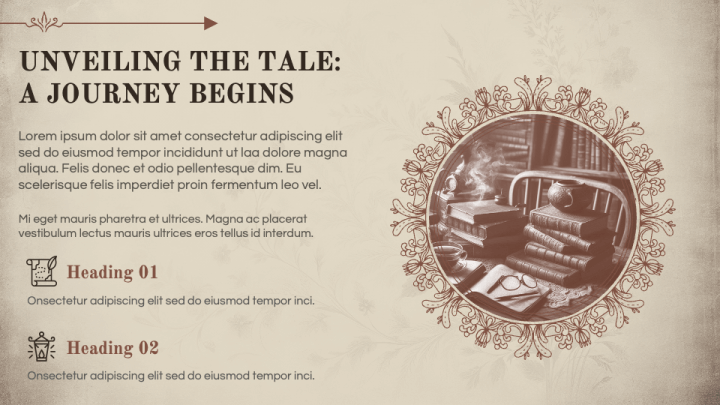 Free - Vintage Style Presentation Theme for PowerPoint and Google ...
