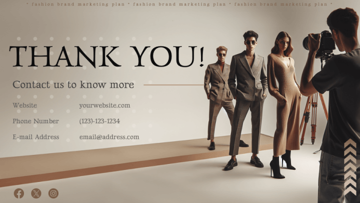 Fashion Brand Marketing Plan PowerPoint and Google Slides Template ...