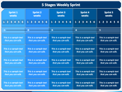 Weekly Sprint Tracking PowerPoint and Google Slides Template - PPT Slides
