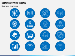 Connectivity Icons for PowerPoint and Google Slides - PPT Slides