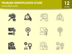 Problem Identification Icons for PowerPoint and Google Slides - PPT Slides