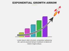 Exponential Growth Arrow for PowerPoint and Google Slides - PPT Slides