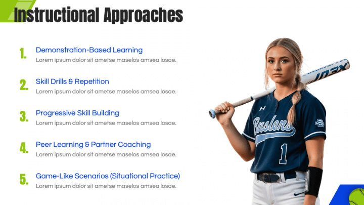 Free - Softball Theme for PowerPoint and Google Slides - PPT Slides