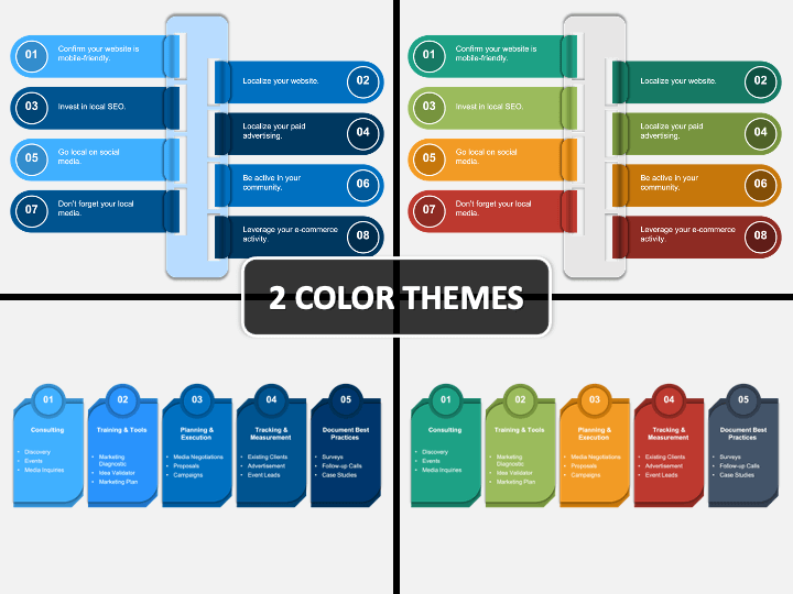 Local Marketing PowerPoint and Google Slides Template - PPT Slides