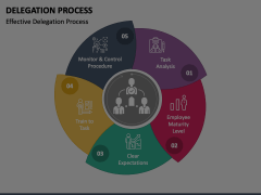 Delegation Process PowerPoint and Google Slides Template - PPT Slides