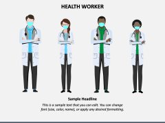 Health Worker Illustration for PowerPoint and Google Slides - PPT Slides