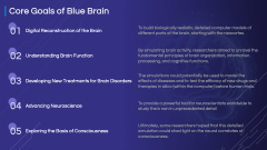 Blue Brain Technology PowerPoint and Google Slides Template - PPT Slides