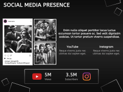 Free - Singer Portfolio PowerPoint Template and Google Slides Theme