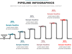 Horizontal Pipeline Infographics for PowerPoint and Google Slides