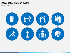 Award Ceremony Icons for PowerPoint and Google Slides - PPT Slides