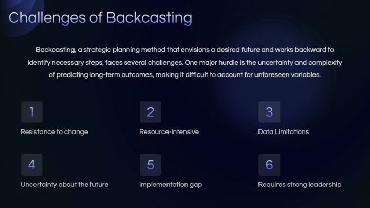 Backcasting PowerPoint and Google Slides Template - PPT Slides