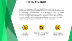 Green Finance PowerPoint and Google Slides Template - PPT Slides