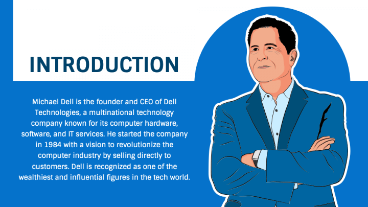 Free - Michael Dell PowerPoint and Google Slides Template - PPT Slides