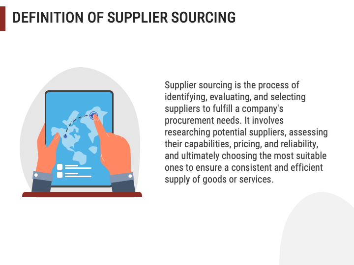 Supplier Sourcing PowerPoint and Google Slides Template - PPT Slides