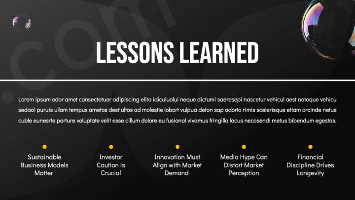 Free - Dotcom Bubble Burst (Case Study) PowerPoint and Google Slides ...