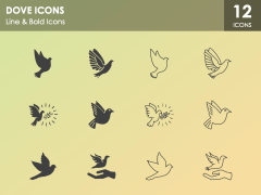 Dove Icons for PowerPoint and Google Slides - PPT Slides