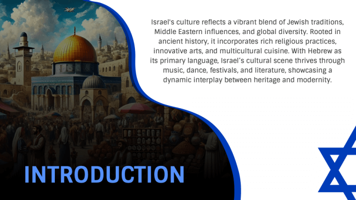 Free - Culture of Israel PowerPoint and Google Slides Template - PPT Slides