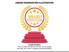 Award Nomination Illustration for PowerPoint and Google Slides - PPT Slides