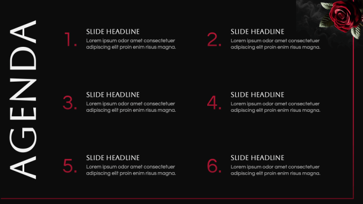 Free - Rose Theme for PowerPoint and Google Slides - PPT Slides