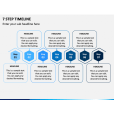 7 Month Timeline PowerPoint Template - PPT Slides