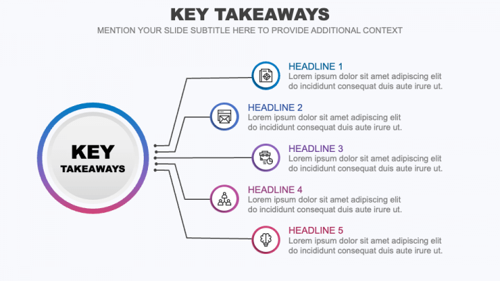 Free - Key Takeaways PowerPoint and Google Slides Template - PPT Slides