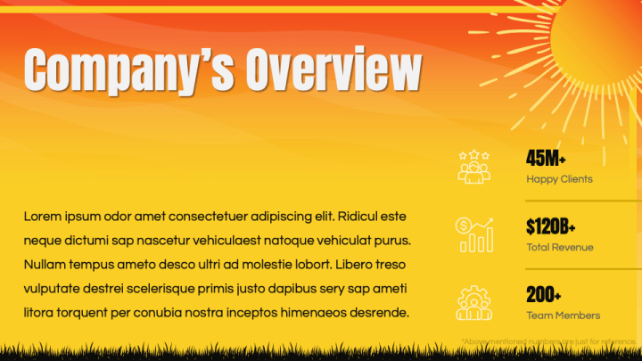 Sun Theme for PowerPoint and Google Slides - PPT Slides