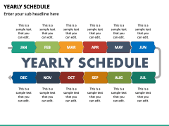 Yearly Schedule PowerPoint and Google Slides Template - PPT Slides