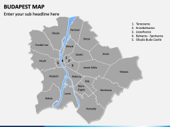 Budapest Map for PowerPoint and Google Slides - PPT Slides