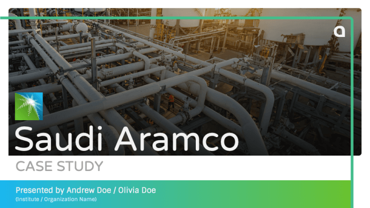 Free - Saudi Aramco Case Study PowerPoint and Google Slides Template - PPT Slides