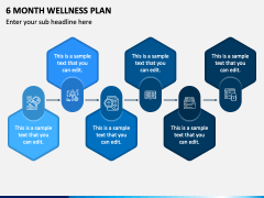 6 Month Wellness Plan PowerPoint Presentation Slides - PPT Template