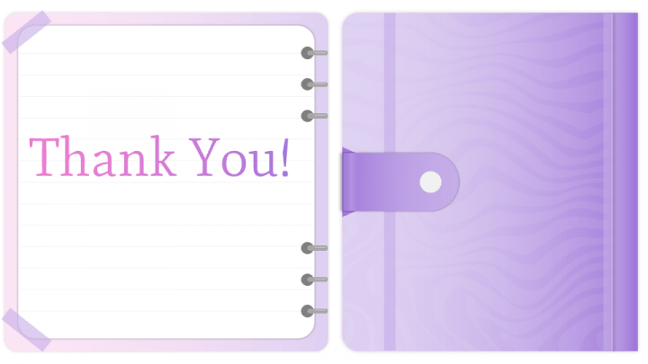 Free - Pastel Notebook Theme for PowerPoint and Google Slides - PPT Slides