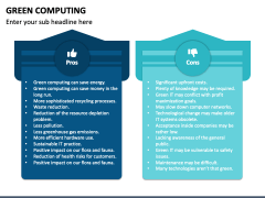 Green Computing PowerPoint and Google Slides Template - PPT Slides