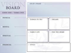Vision Board PowerPoint and Google Slides Template - PPT Slides